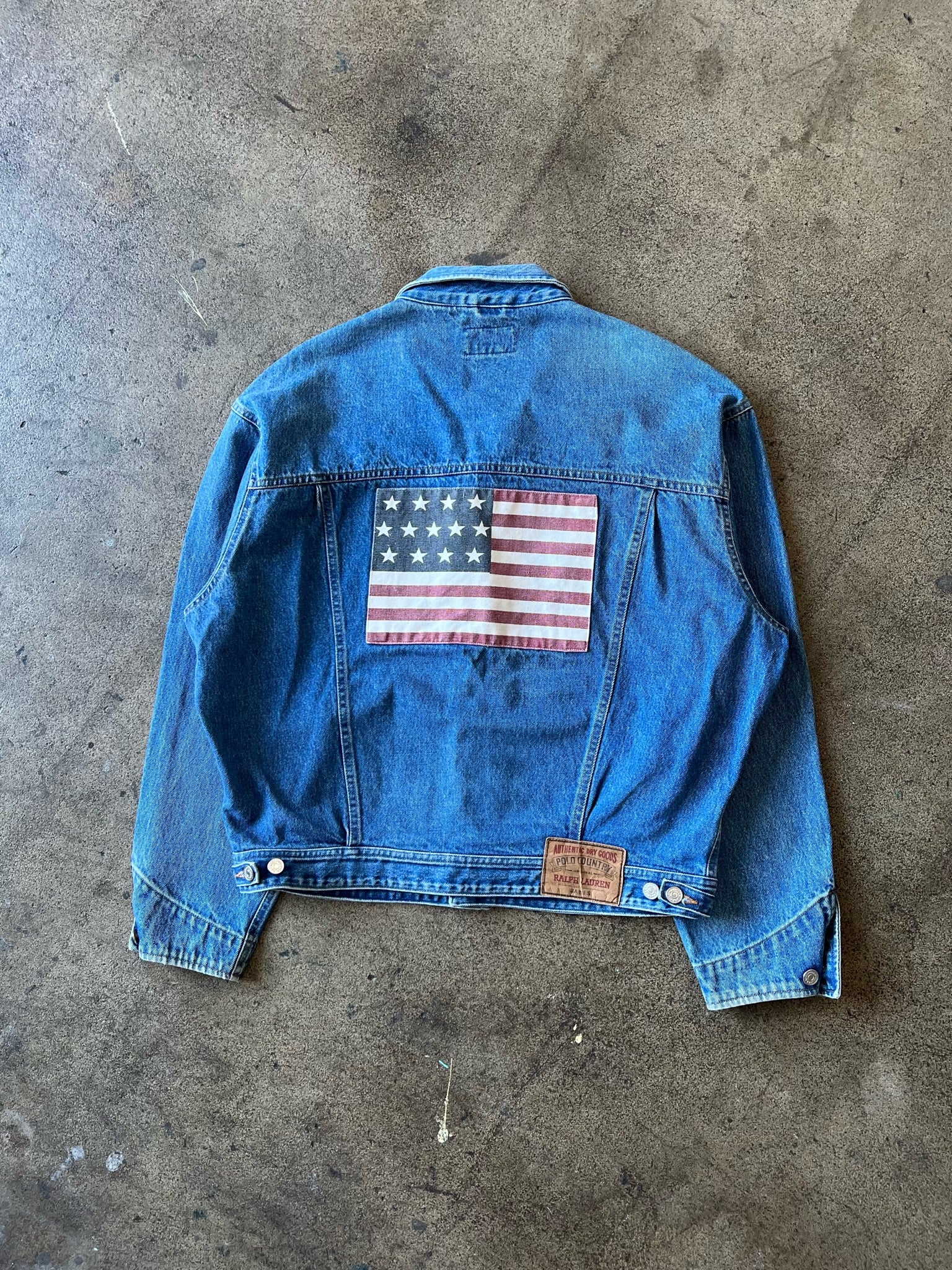 1990s Polo Ralph Lauren USA Denim Jacket – Ametora