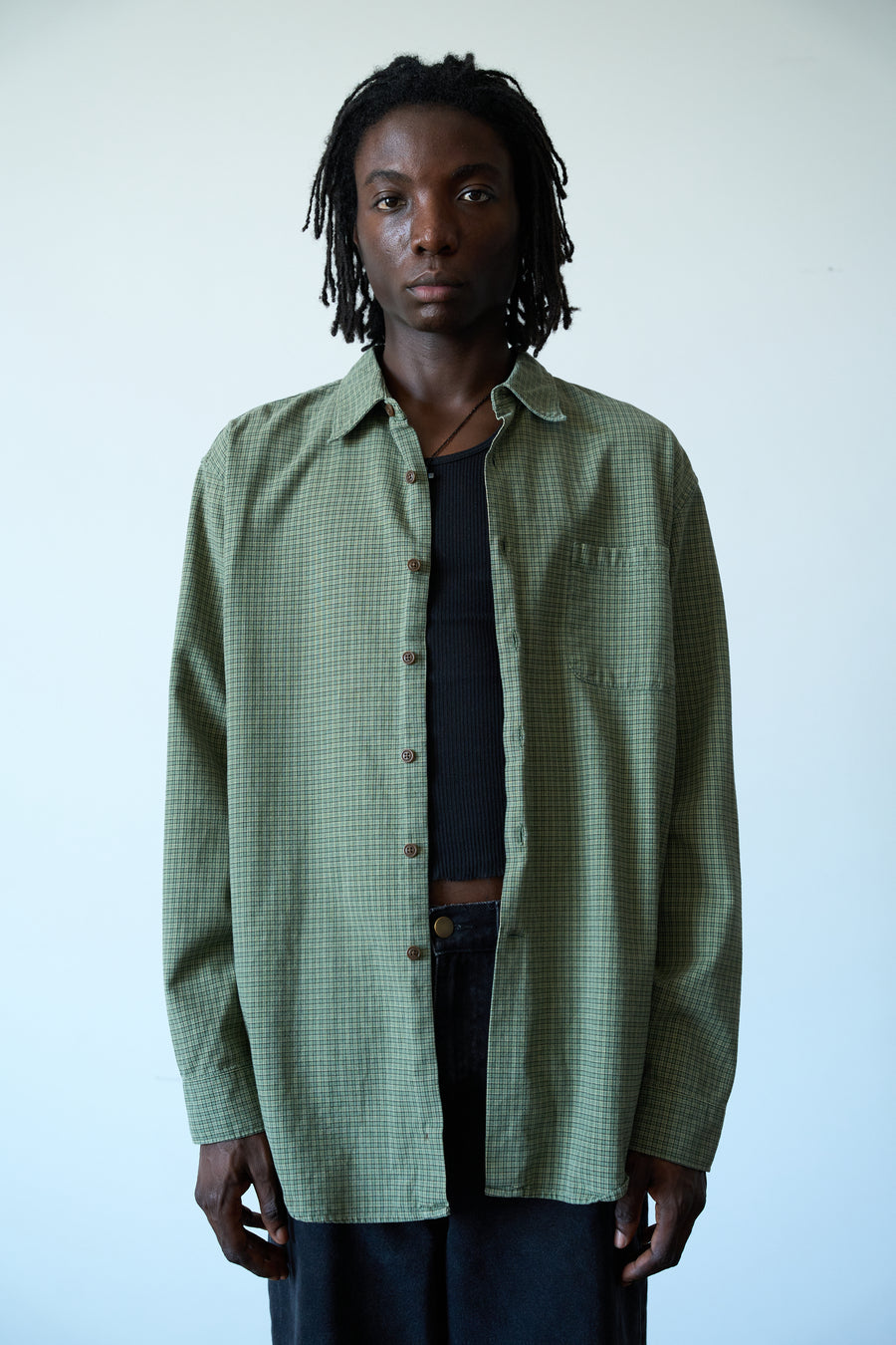 2000s Gap Green Check Shirt – Ametora
