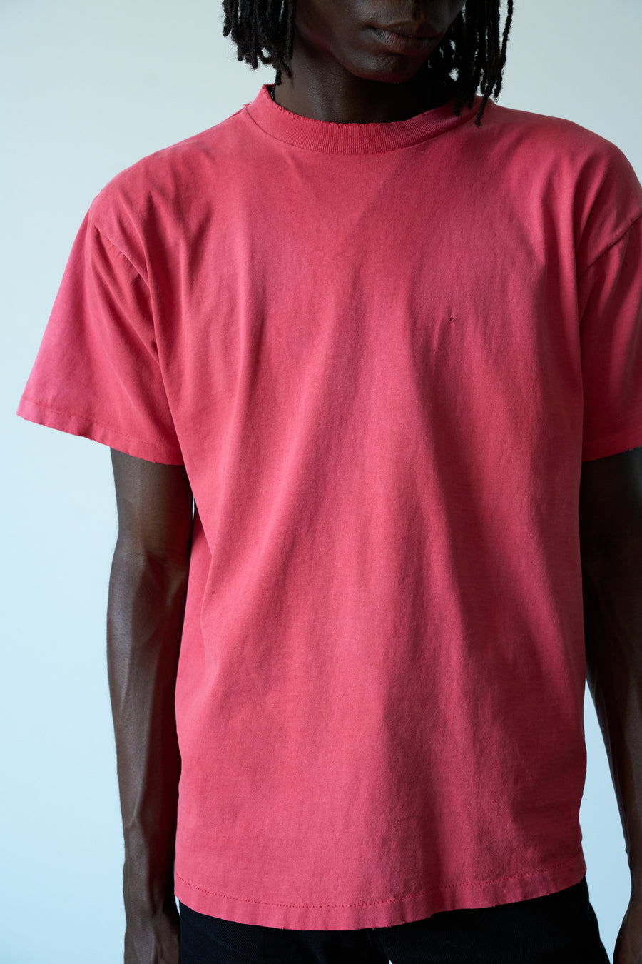 1990s Sun Faded Red Single Stitch Tee – Ametora