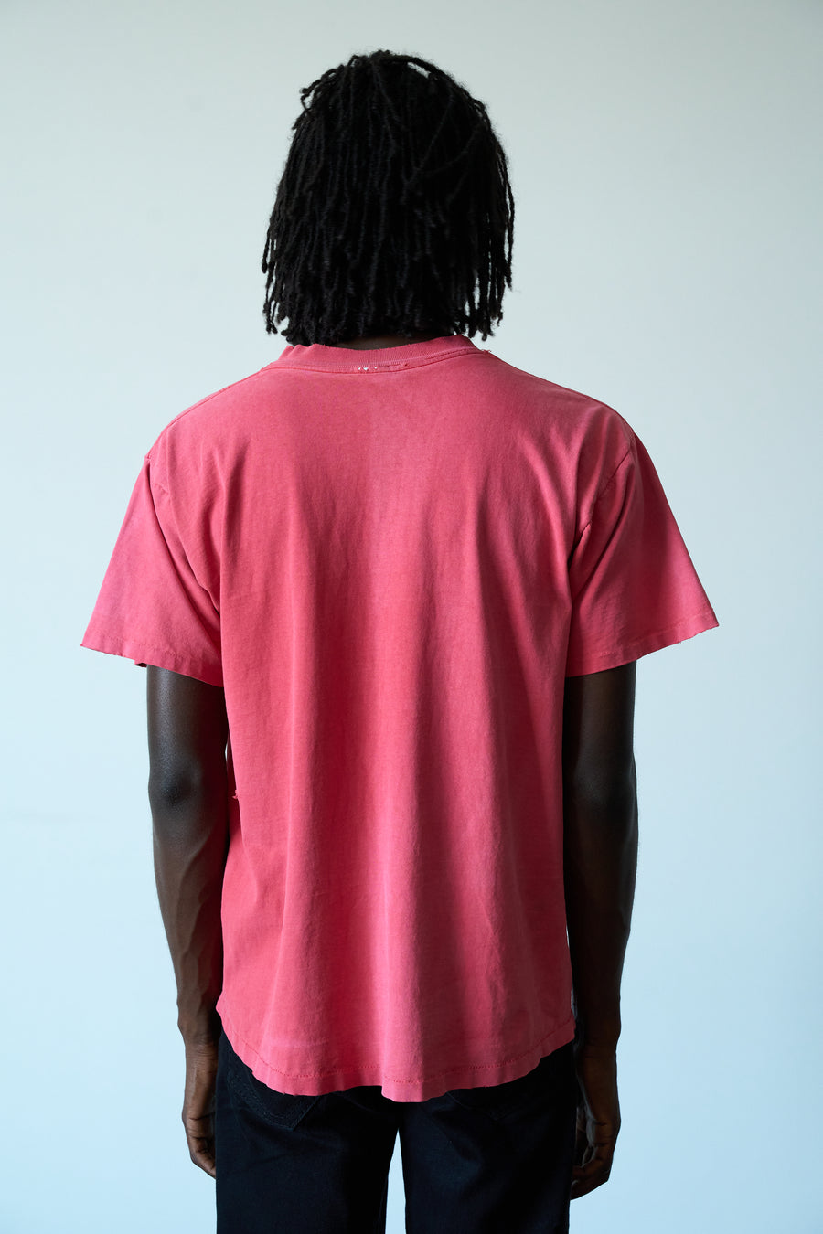 1990s Sun Faded Red Single Stitch Tee – Ametora