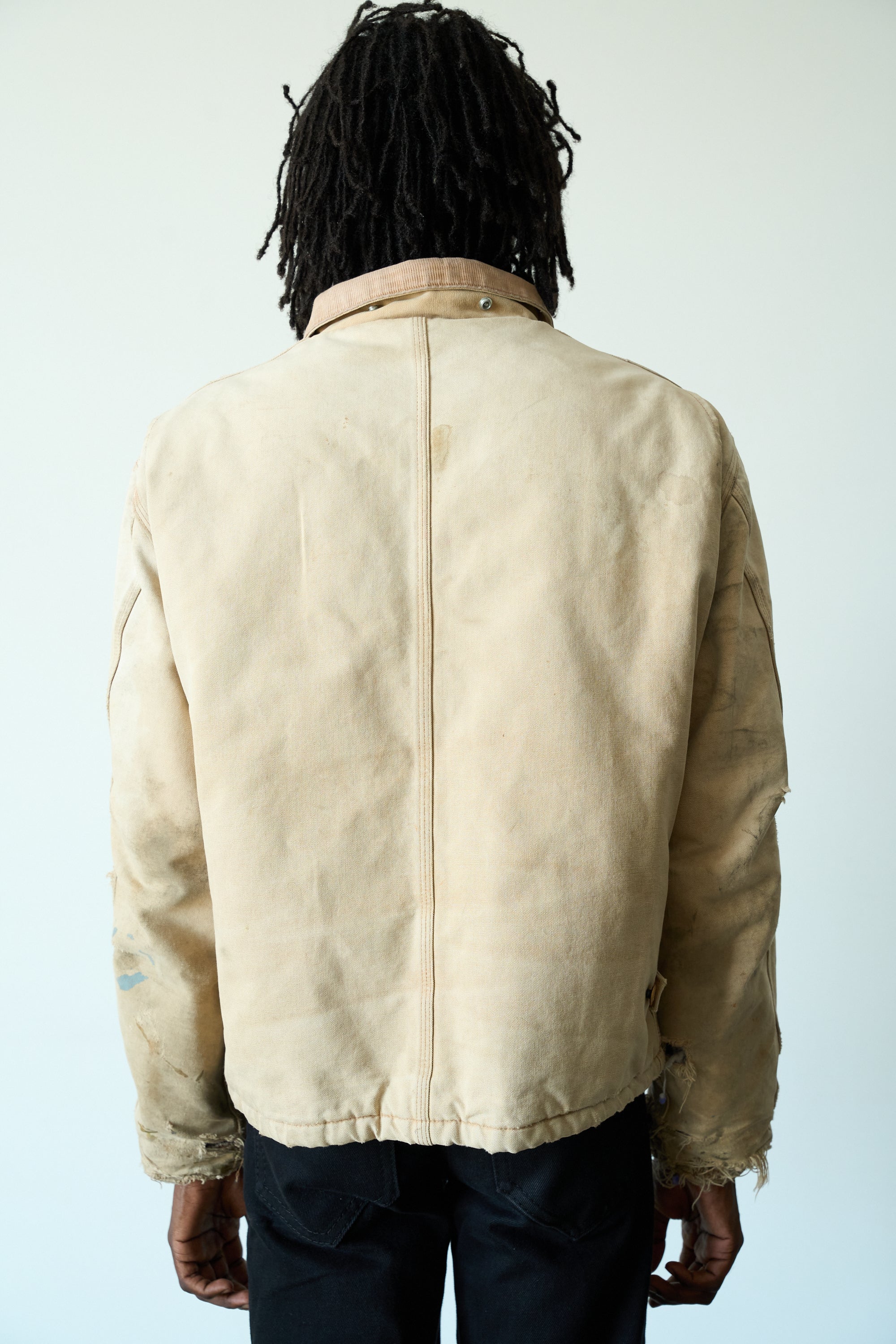1990s-00s Debadged Carhartt Arctic Faded Tan Work Jacket – Ametora