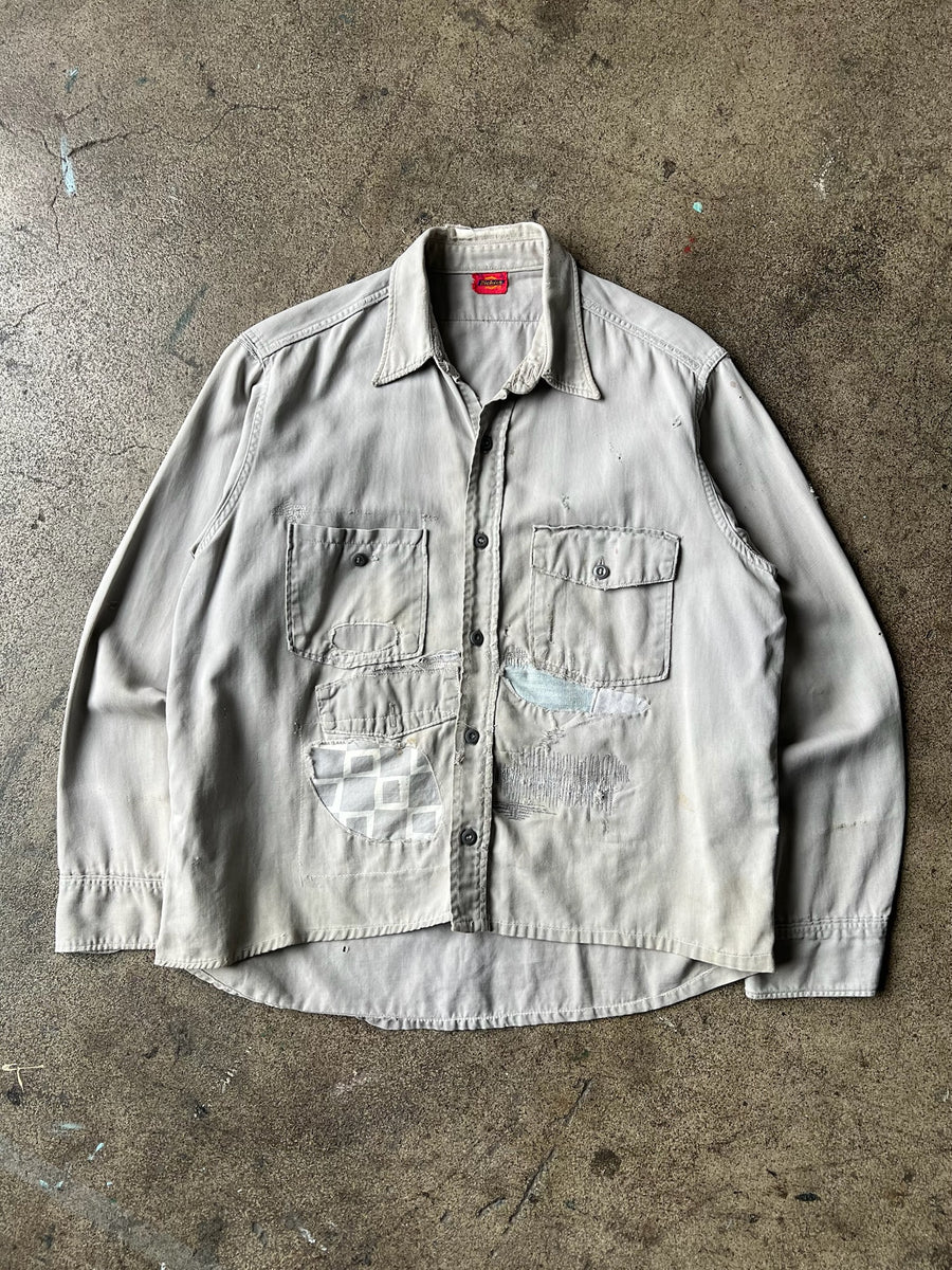 1950s Dickies Repaired Work Shirt – Ametora
