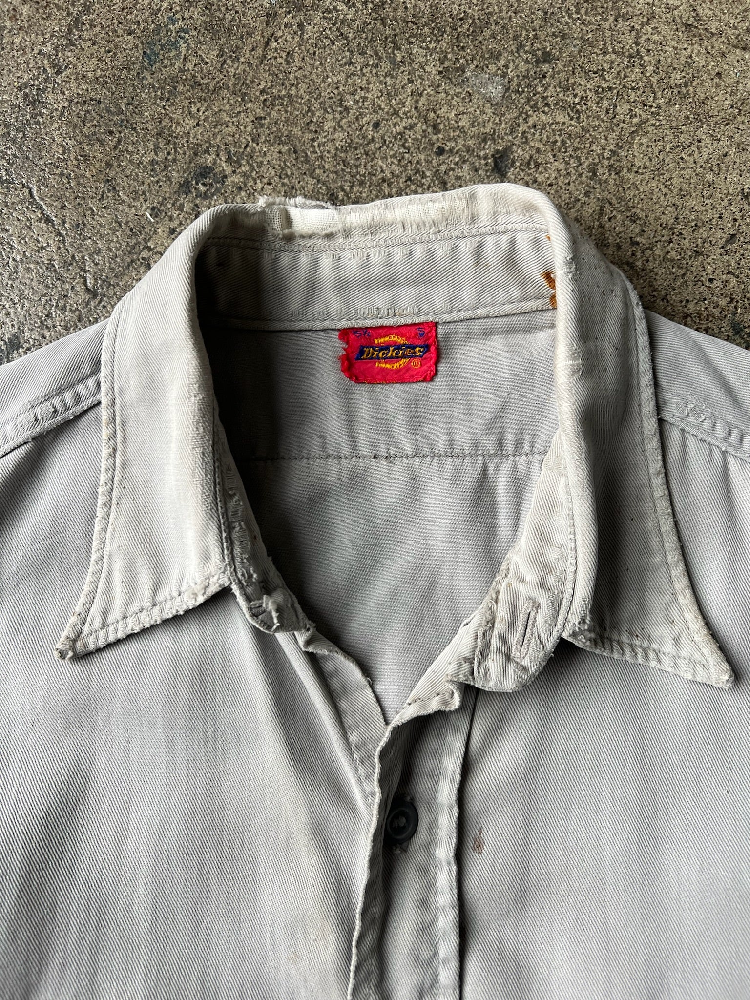 1950s Dickies Repaired Work Shirt – Ametora