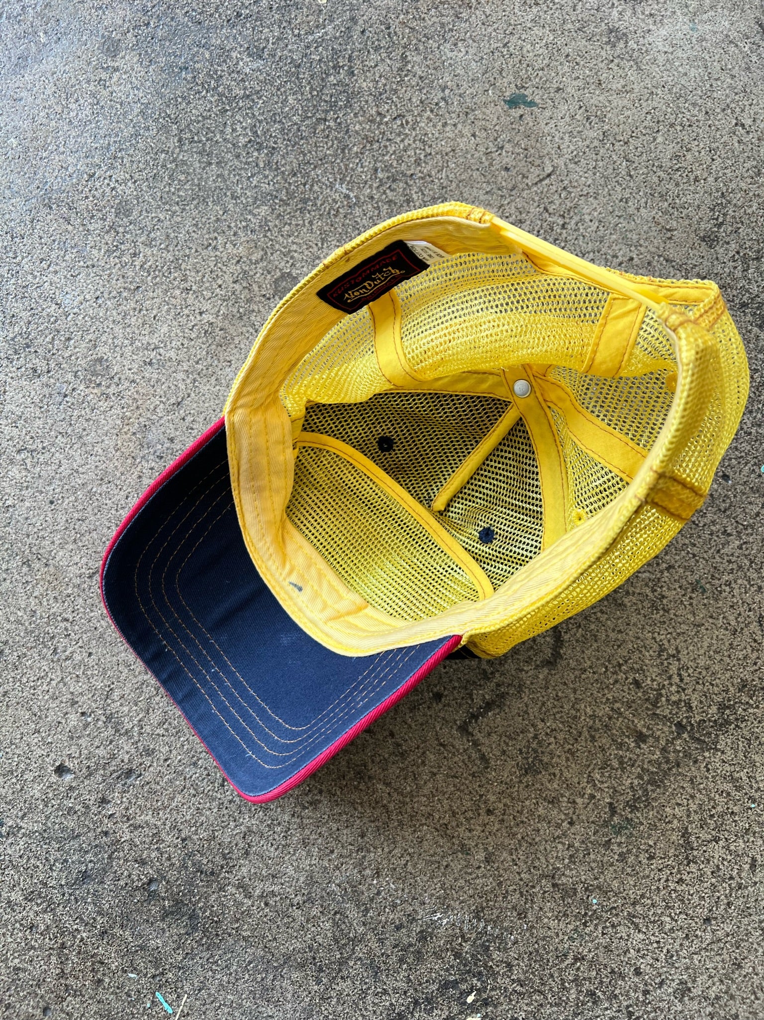 2000s Von Dutch Trucker Hat Yellow – Ametora