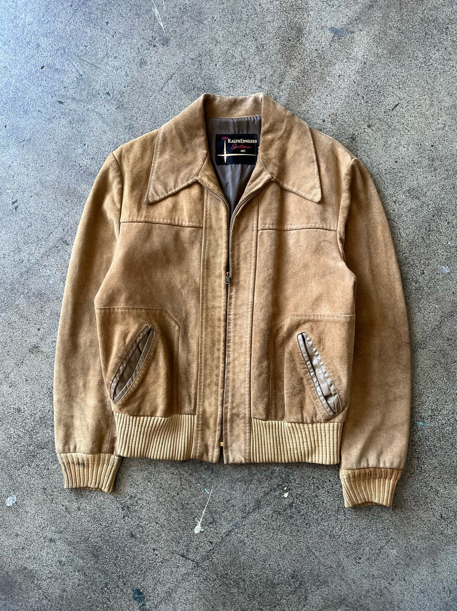 1960s Ralph Edwards Tan Suede Coat – Ametora