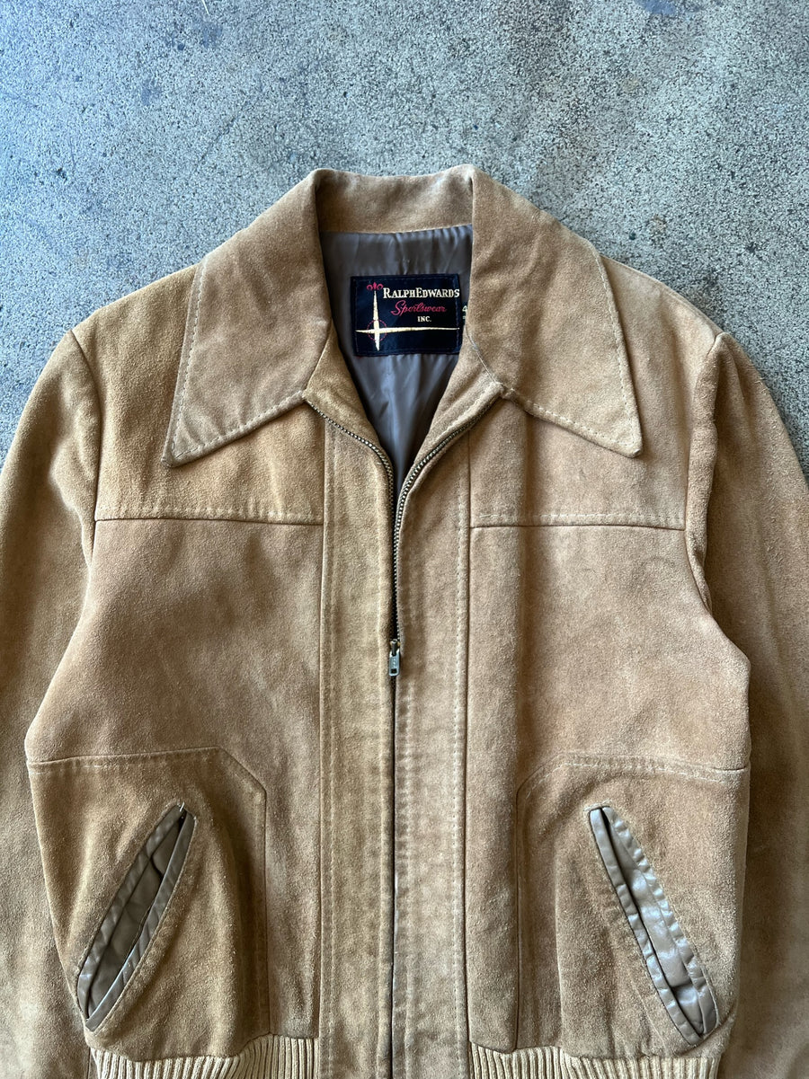 1960s Ralph Edwards Tan Suede Coat – Ametora