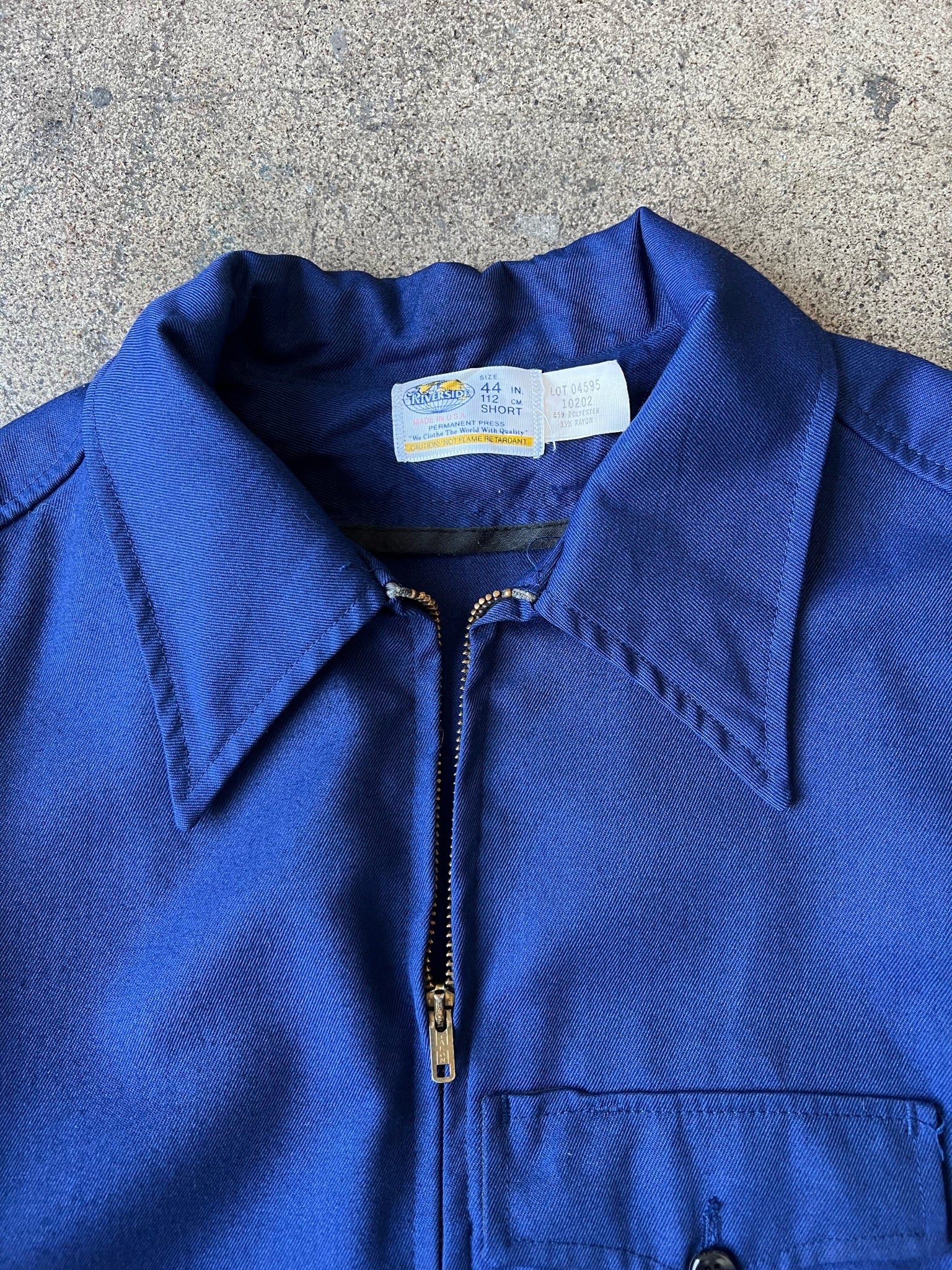 1970s Blue One Pocket Work Jacket – Ametora