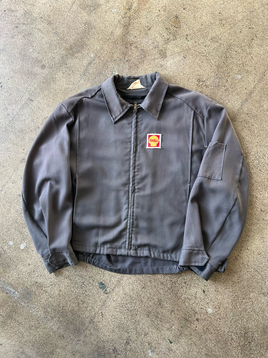 1970s Faded Gray Shell Work Jacket – Ametora
