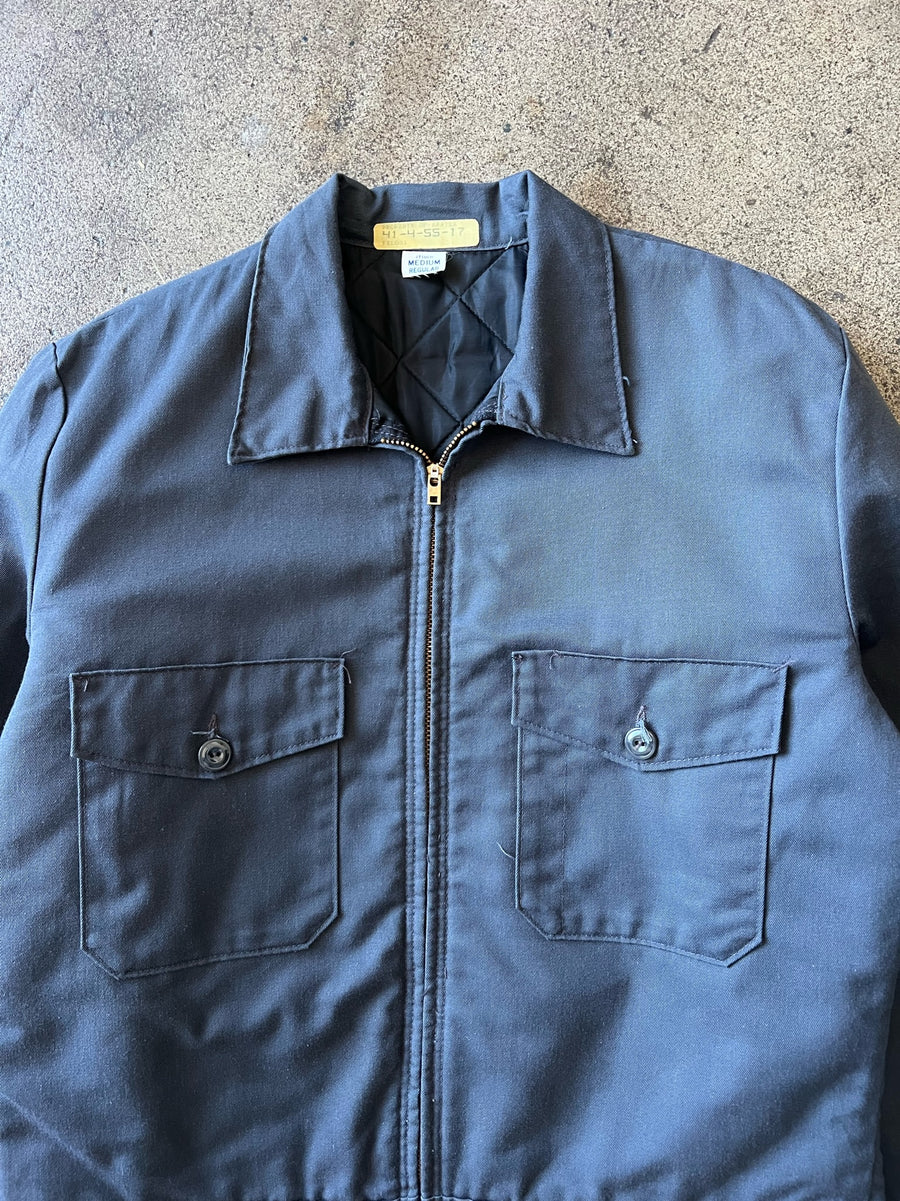 1980s Red Kap Two Pocket Boxy Gray Work Jacket – Ametora