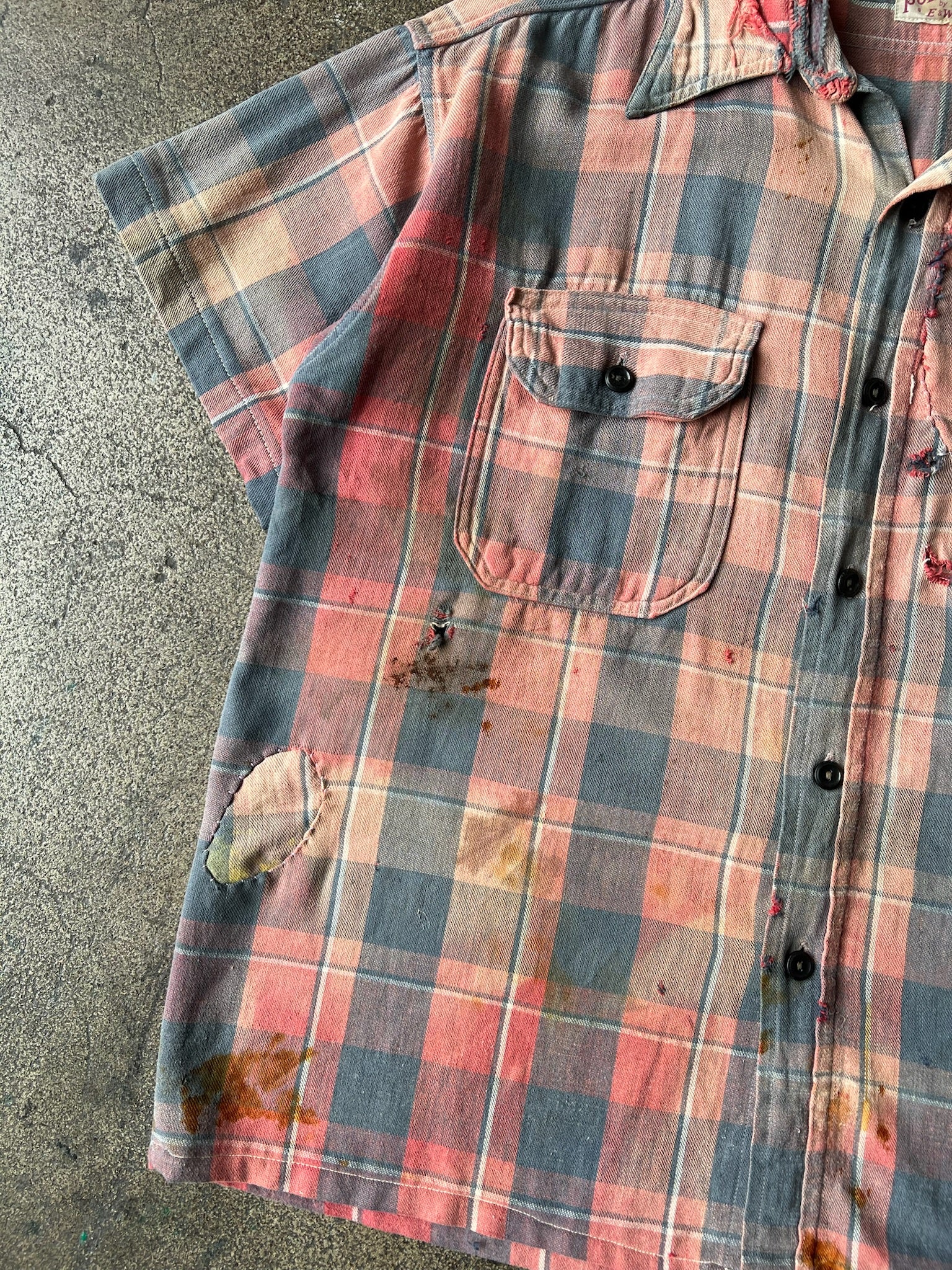 1940s Polar Short Sleeve Repaired Shirt – Ametora