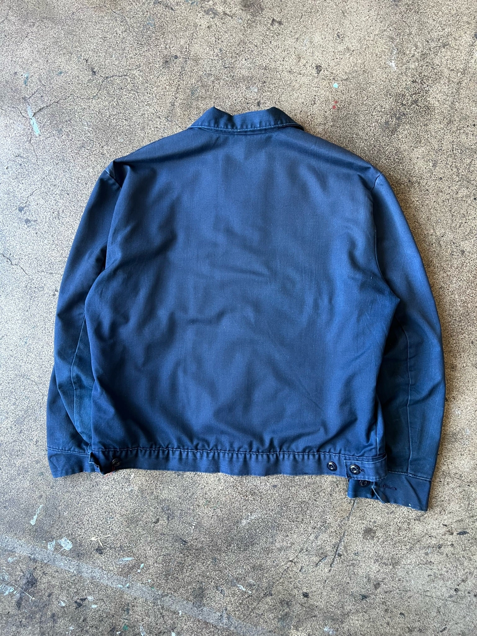 1980s Red Kap Two Pocket Boxy Faded Blue Work Jacket – Ametora