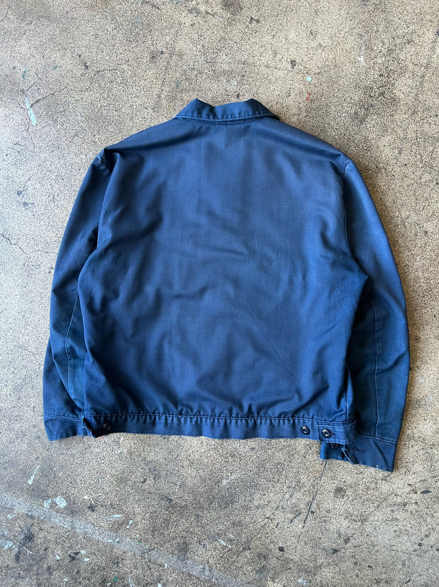 1980s Red Kap Two Pocket Boxy Faded Blue Work Jacket – Ametora