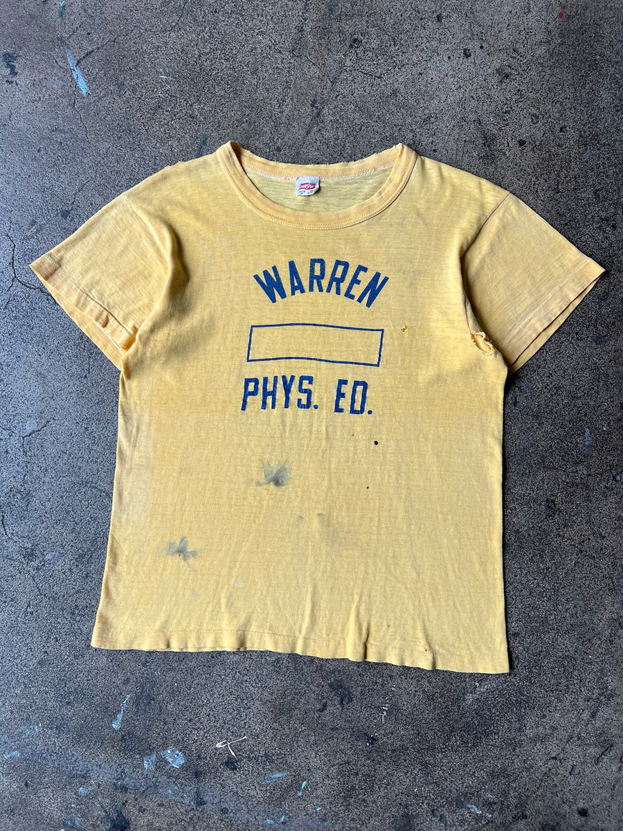1960s Hanes Warren Phys Ed Tee – Ametora