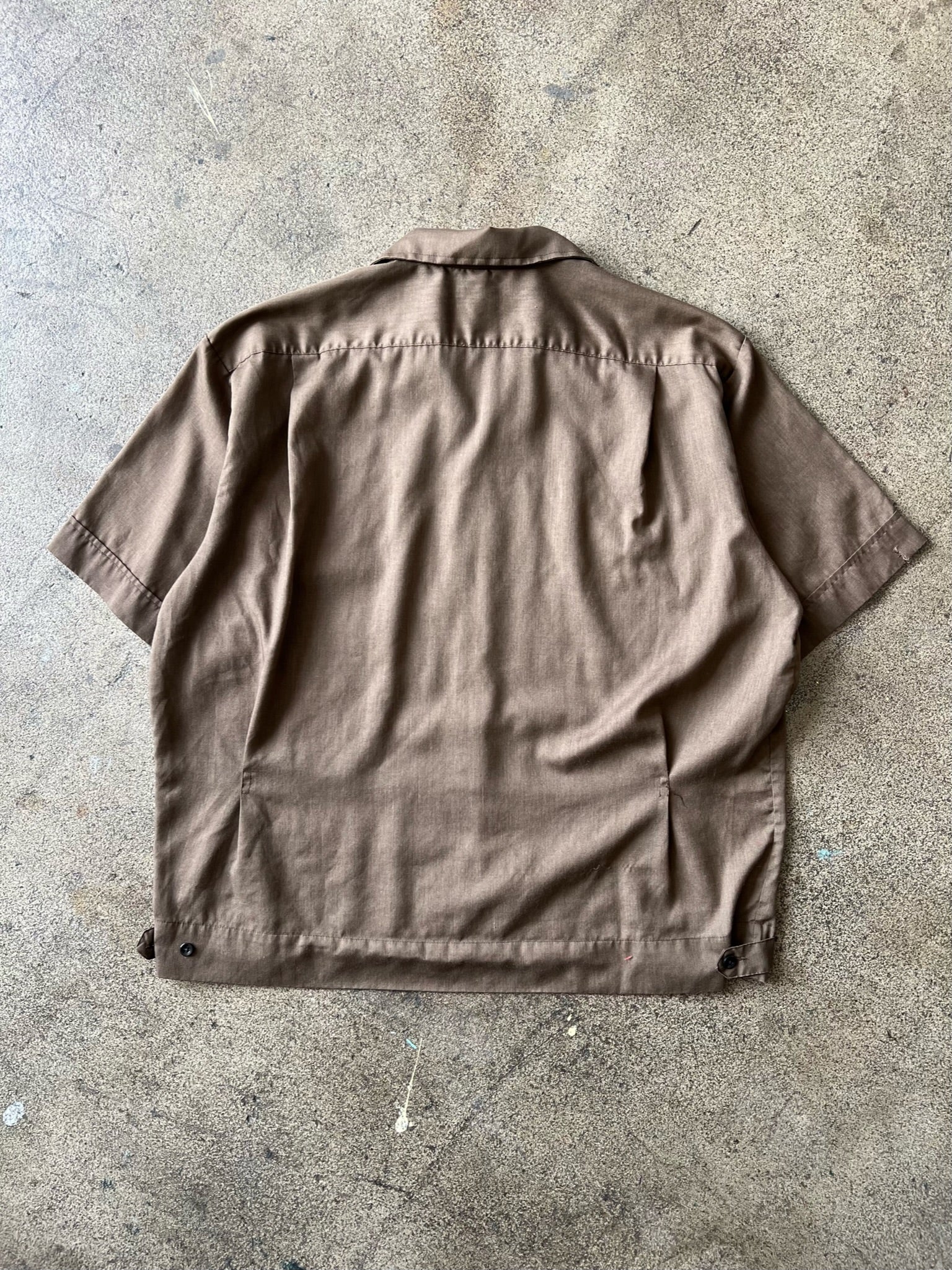 1970s Conqueror Brown Two Pocket Shirt – Ametora