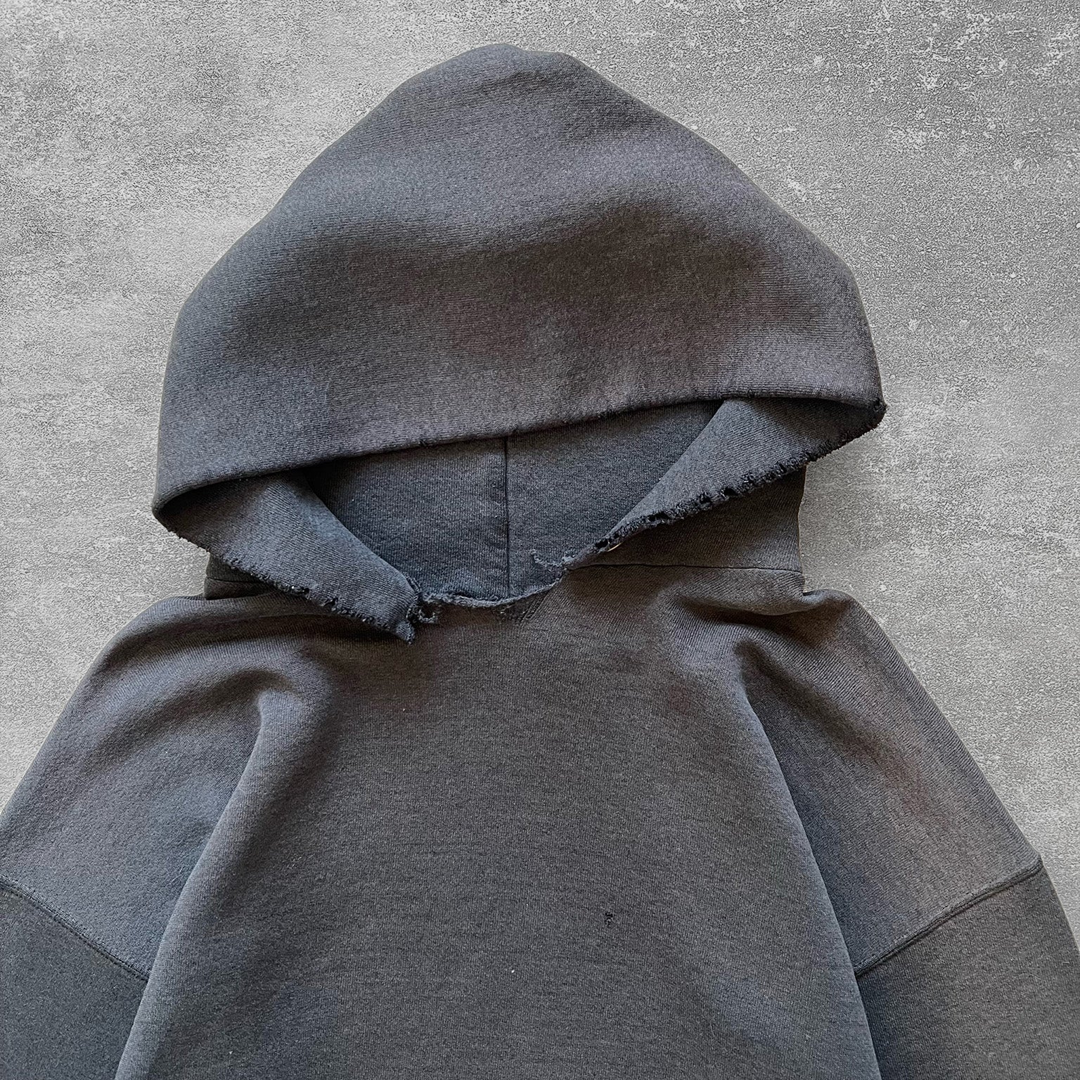 1990s Faded Black Hoodie Crunch – Ametora