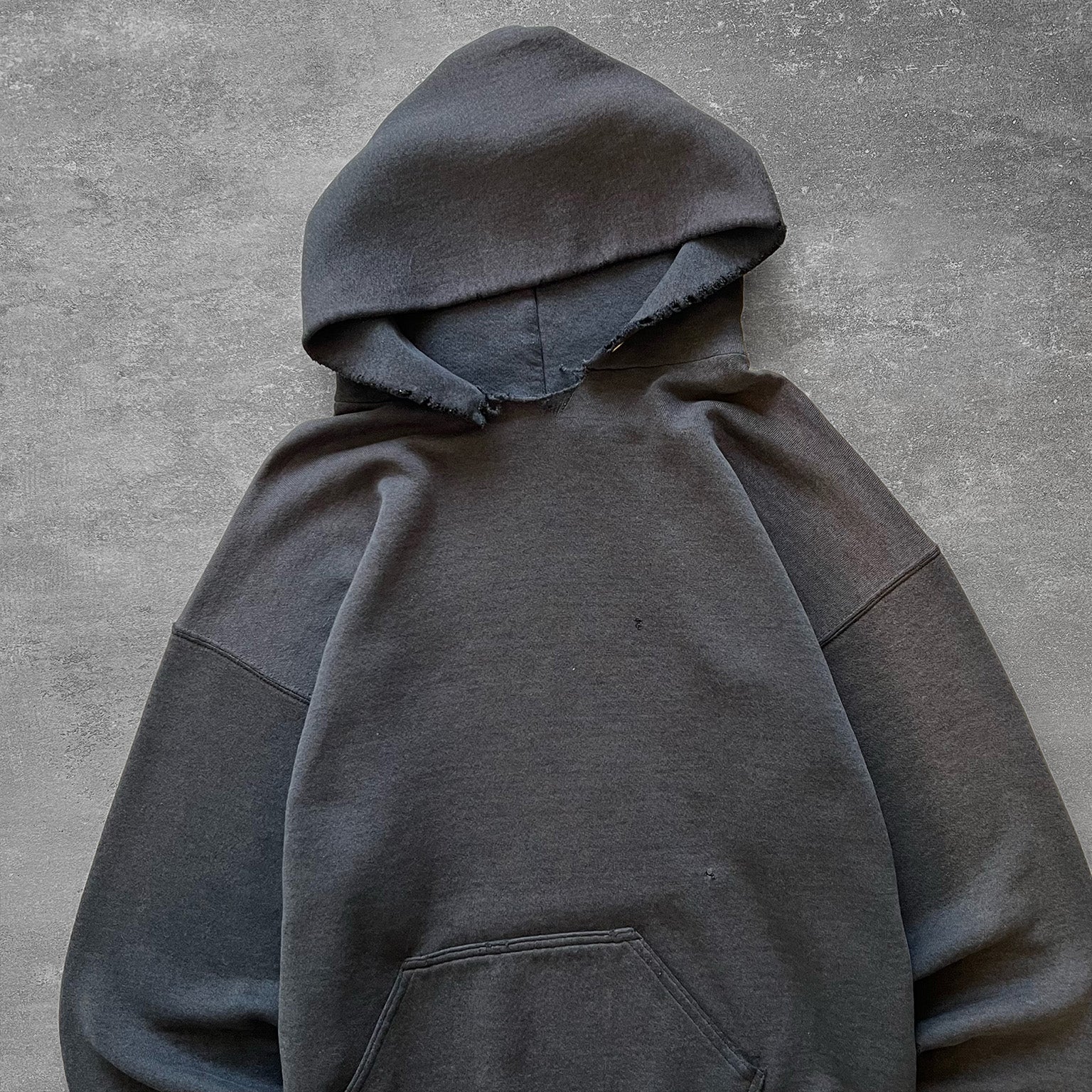 1990s Faded Black Hoodie Crunch – Ametora