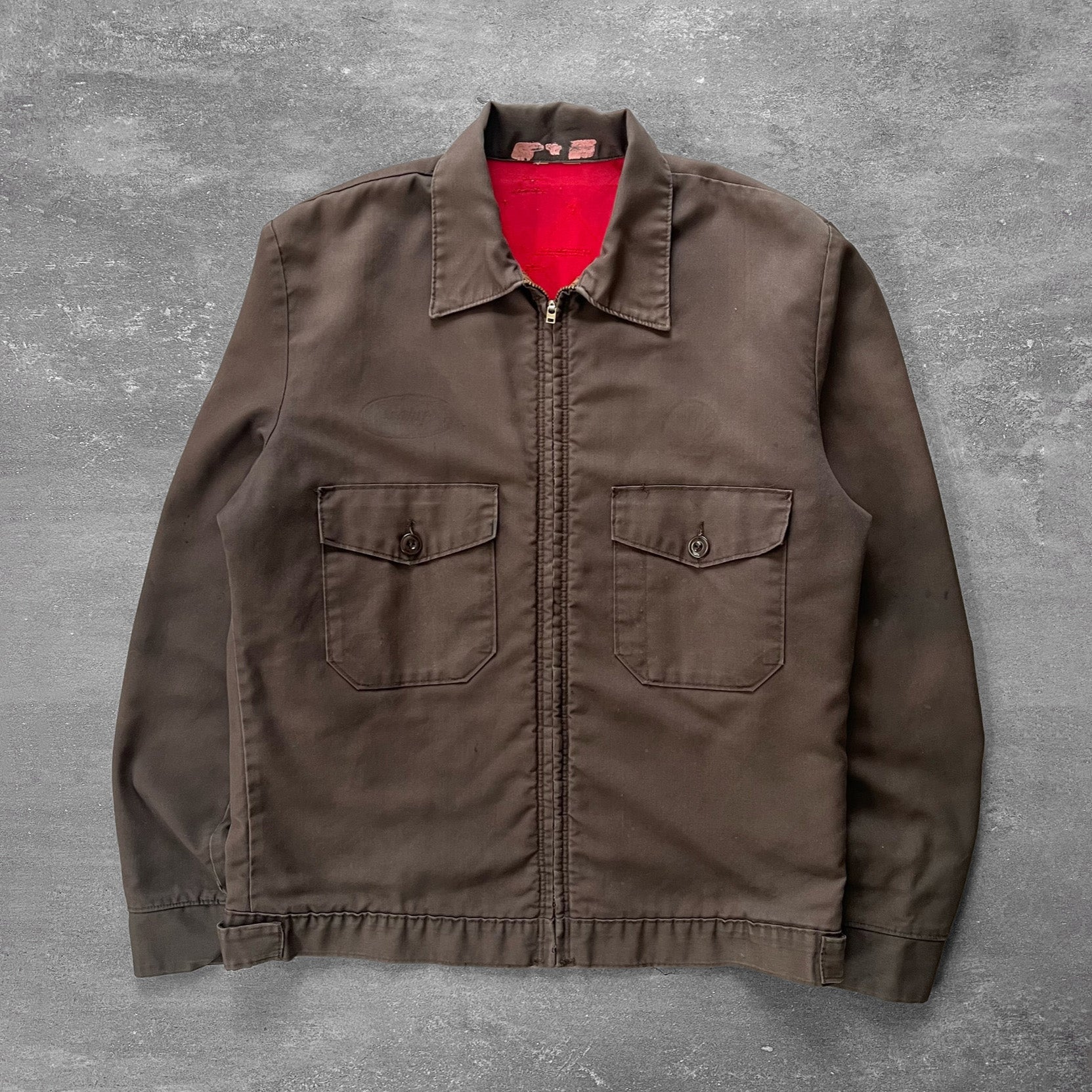 1970s Two Pocket Faded Brown Work Jacket – Ametora