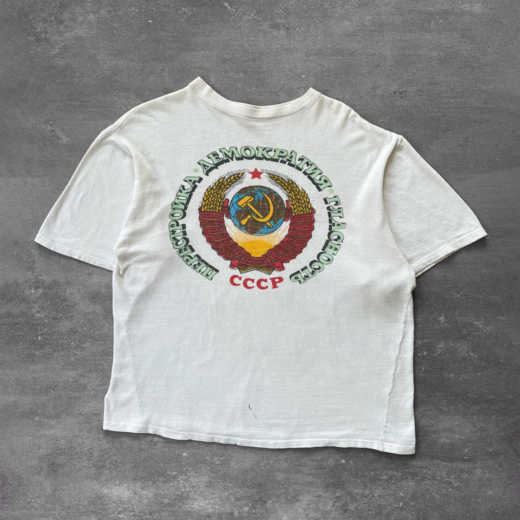 1970s CCCP Boxy Tee – Ametora