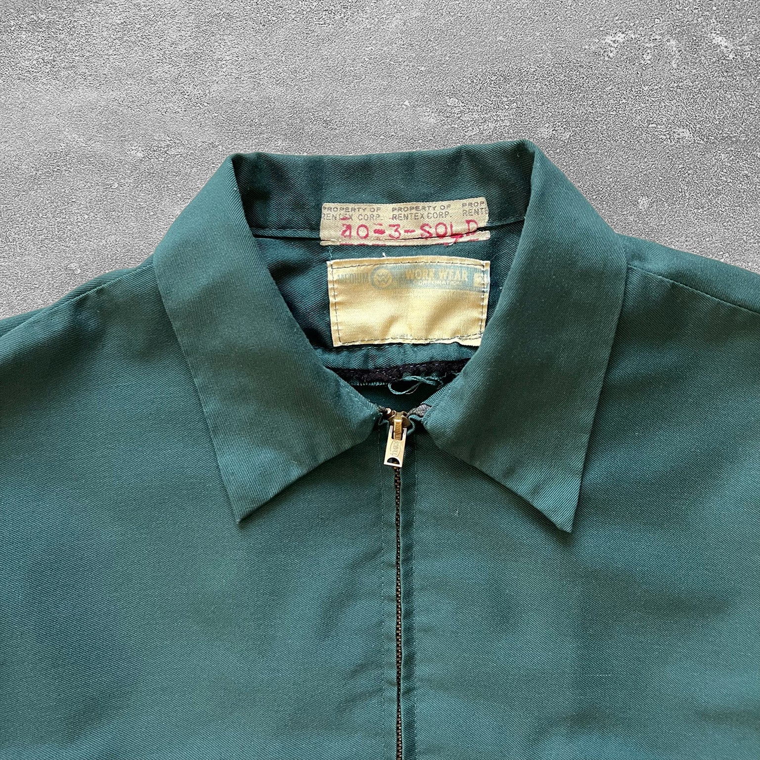 1970s Work Wear Green Work Jacket – Ametora