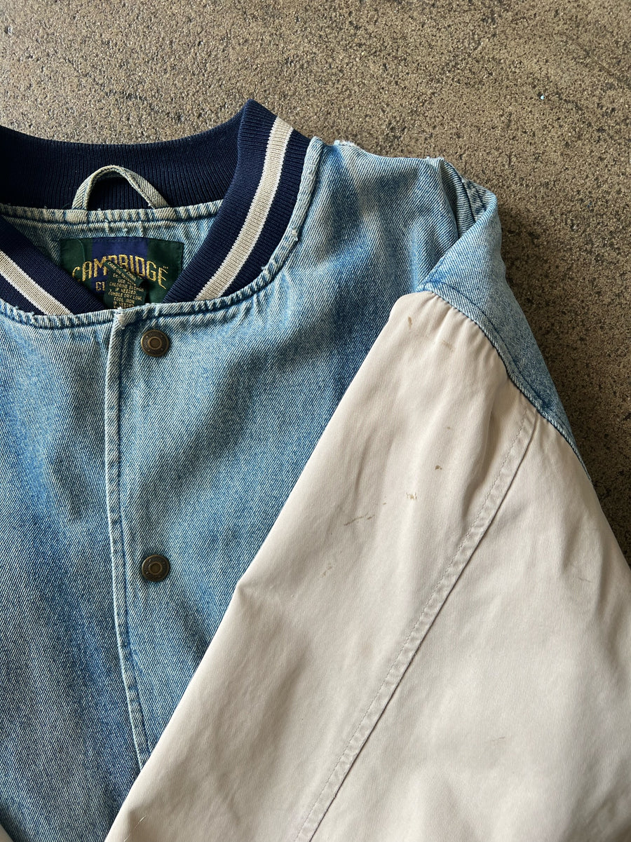 1990s Cambridge Denim Varsity Jacket – Ametora