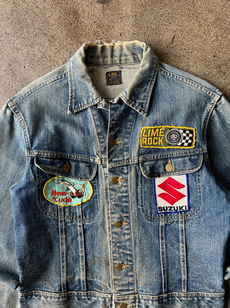 1960s Lee 101J Sanforized Denim Patched Jacket – Ametora