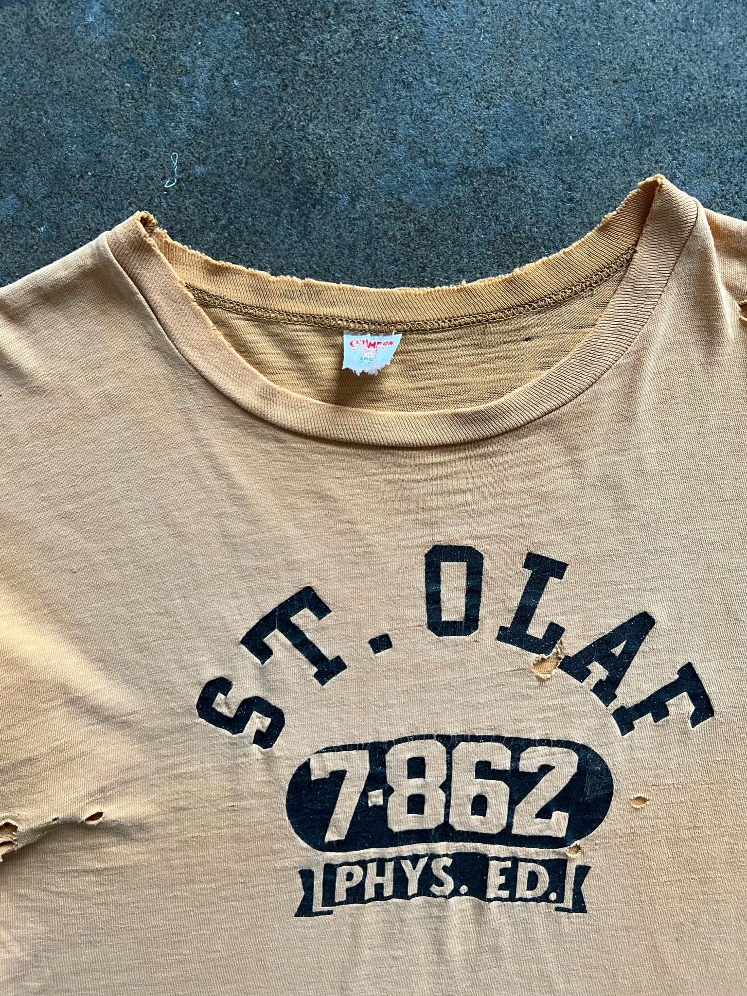 1950s Champion St. Olaf Phys Ed Tee – Ametora