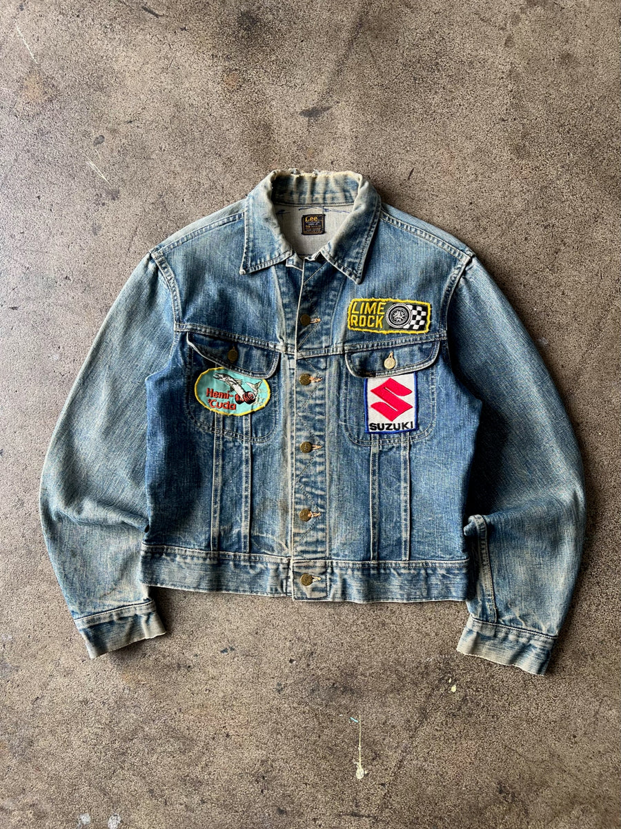1960s Lee 101J Sanforized Denim Patched Jacket – Ametora