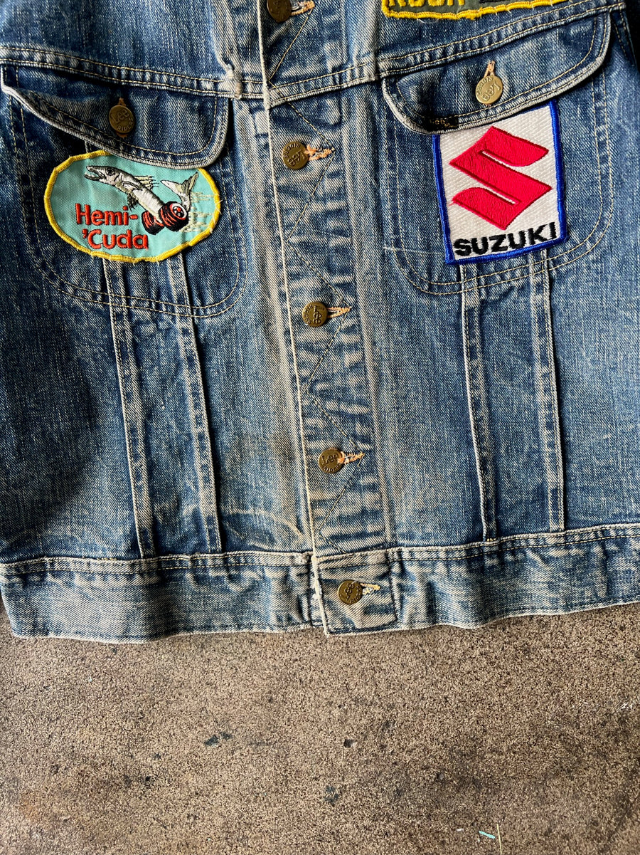 1960s Lee 101J Sanforized Denim Patched Jacket – Ametora