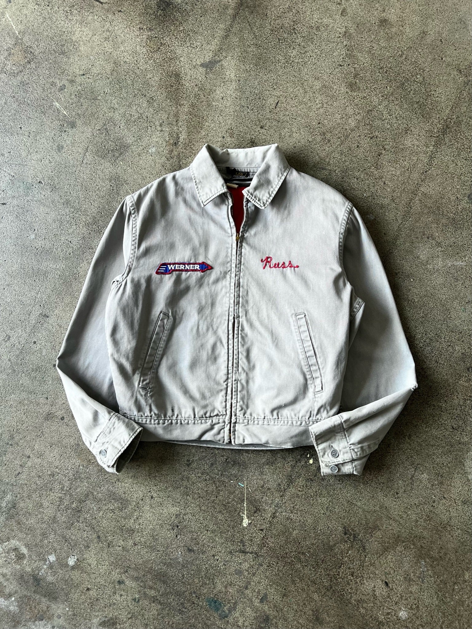 1960s Lee Werner Work Jacket Faded Gray – Ametora