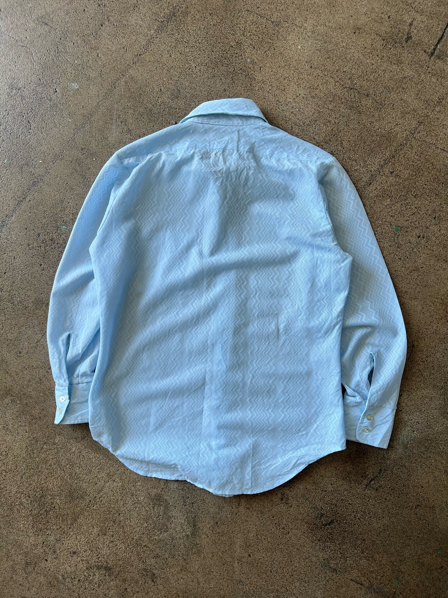 1970s Polyester Knit Dress Shirt – Ametora