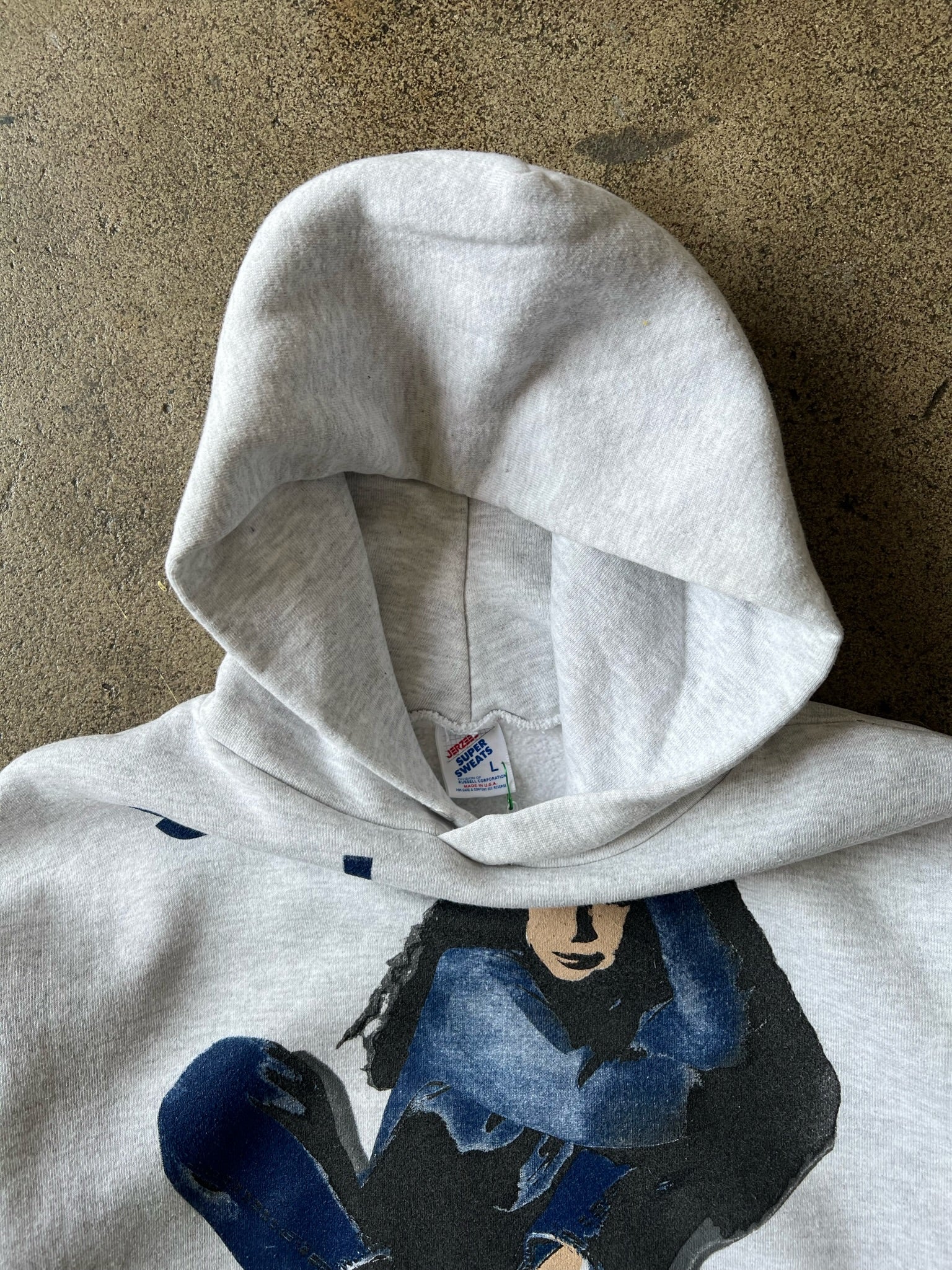1990s Jerzees Sade Gray Hoodie – Ametora