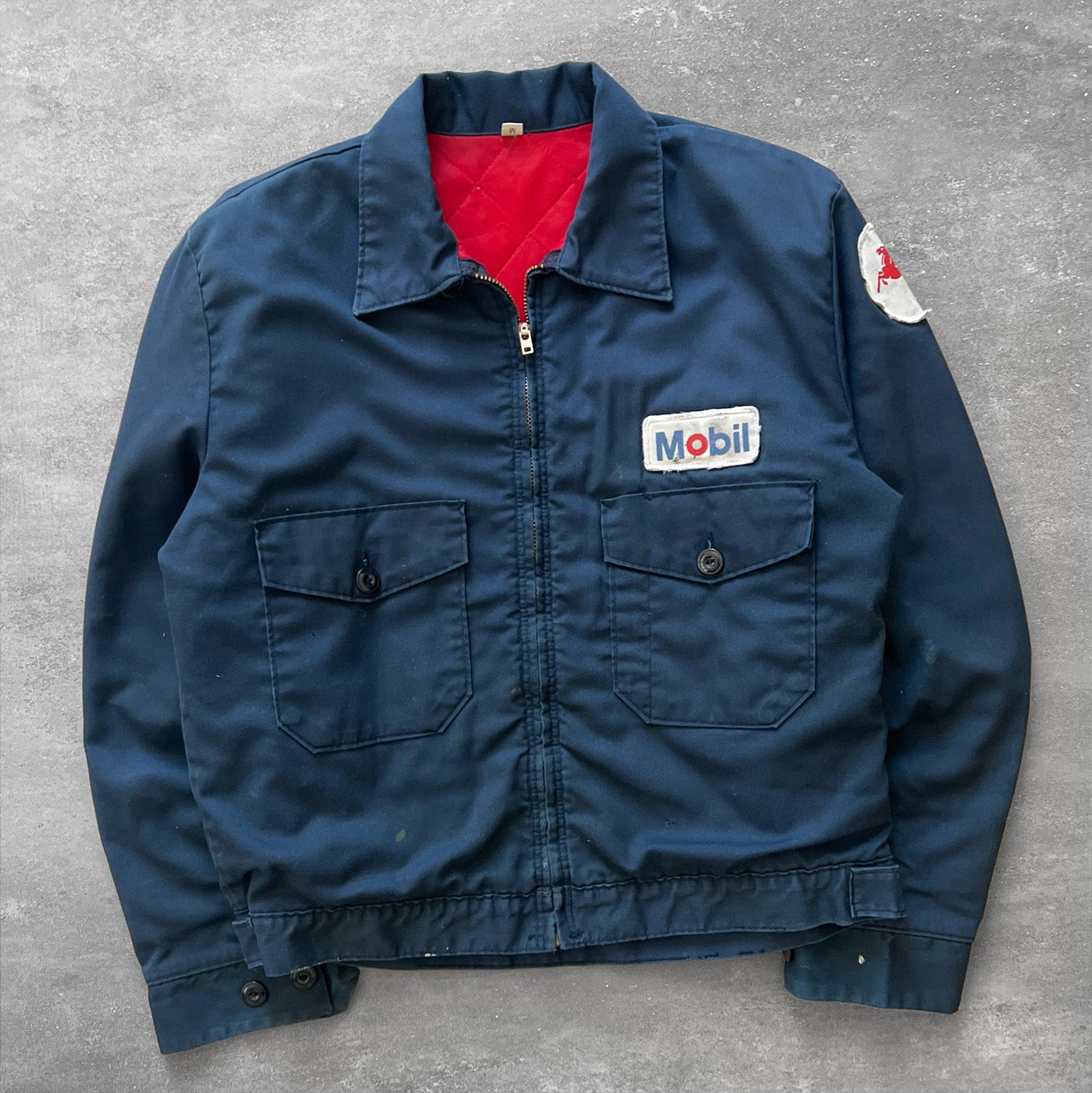 1970s Mobil Gas Work Jacket – Ametora