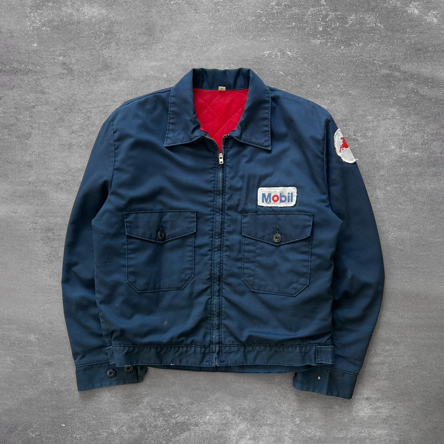 1970s Mobil Gas Work Jacket – Ametora