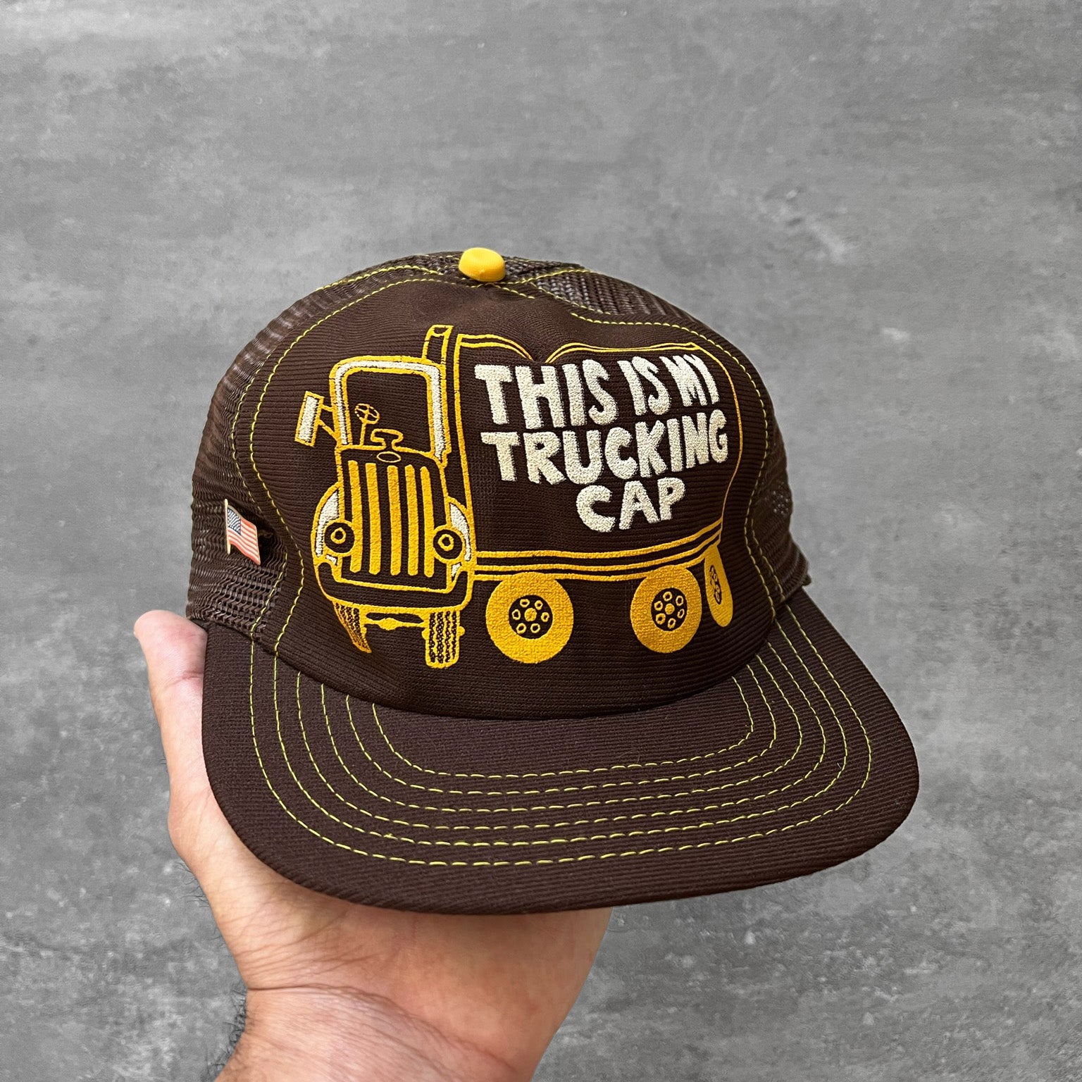 1980s "Trucking Cap.." Kapital Style Trucker Hat – Ametora