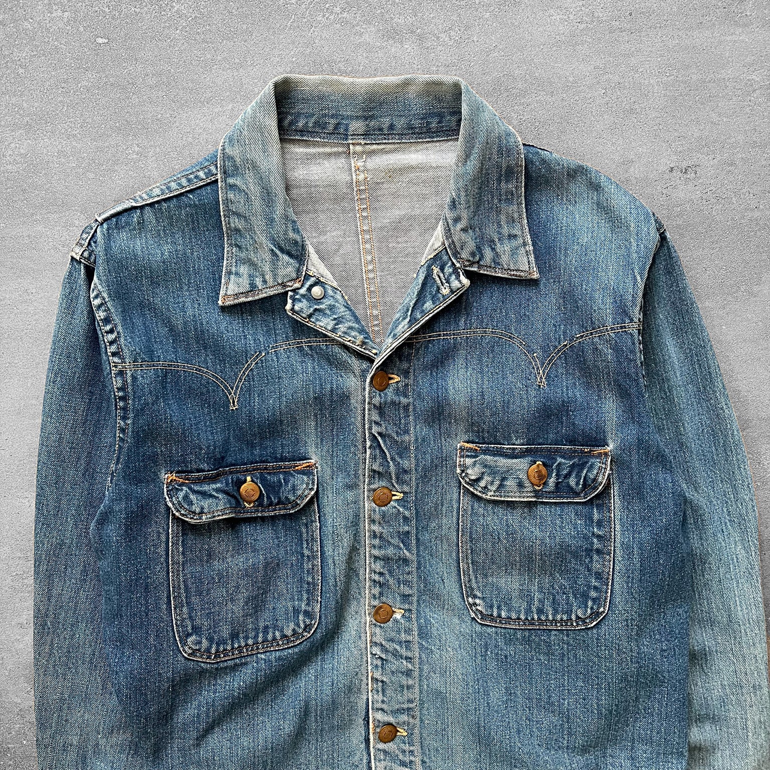 1960s Madewell Buckle Back Denim Jacket – Ametora