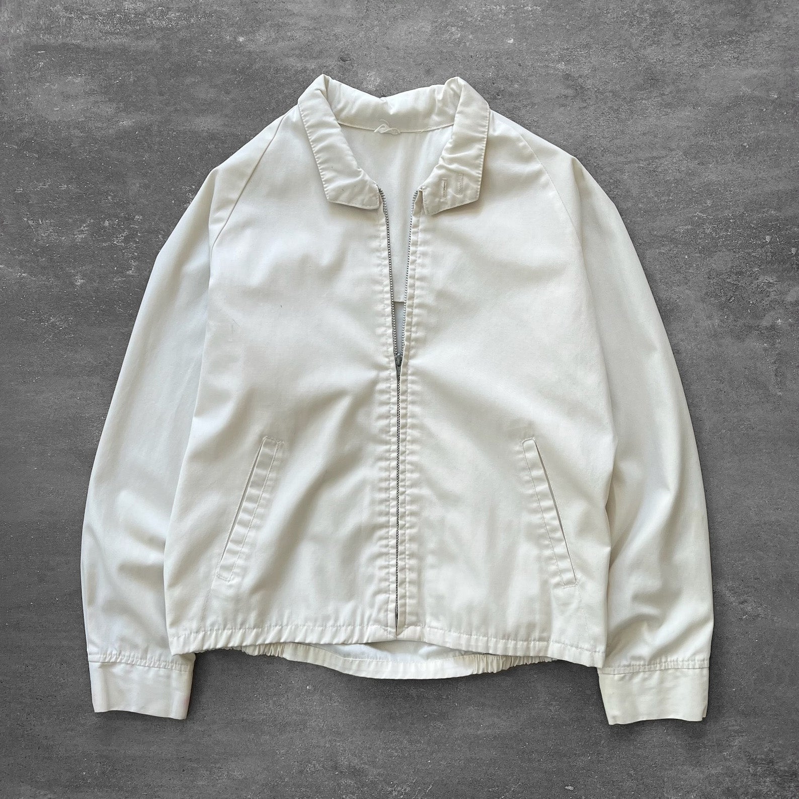 1960s White Harrington Jacket – Ametora