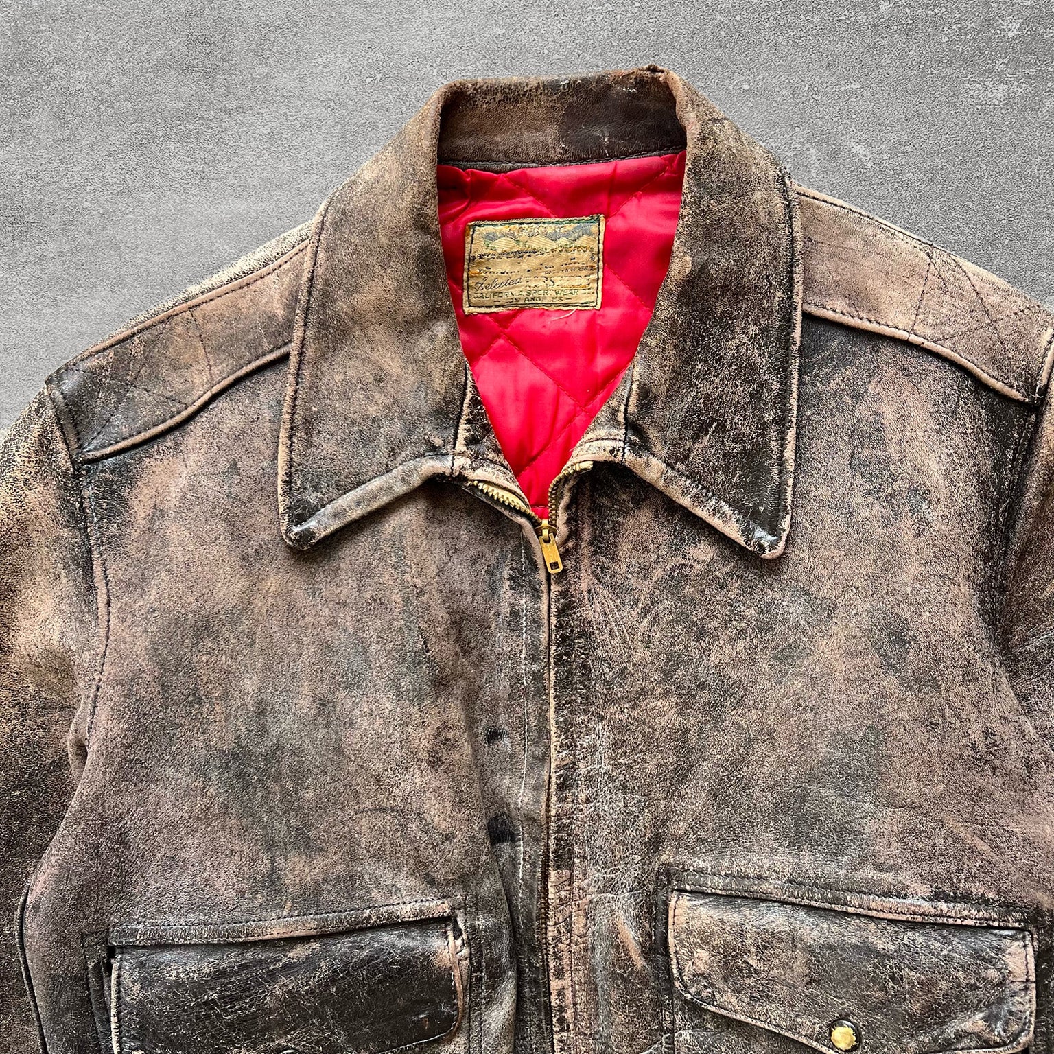 1950s California Sportswear A2 Leather Jacket – Ametora