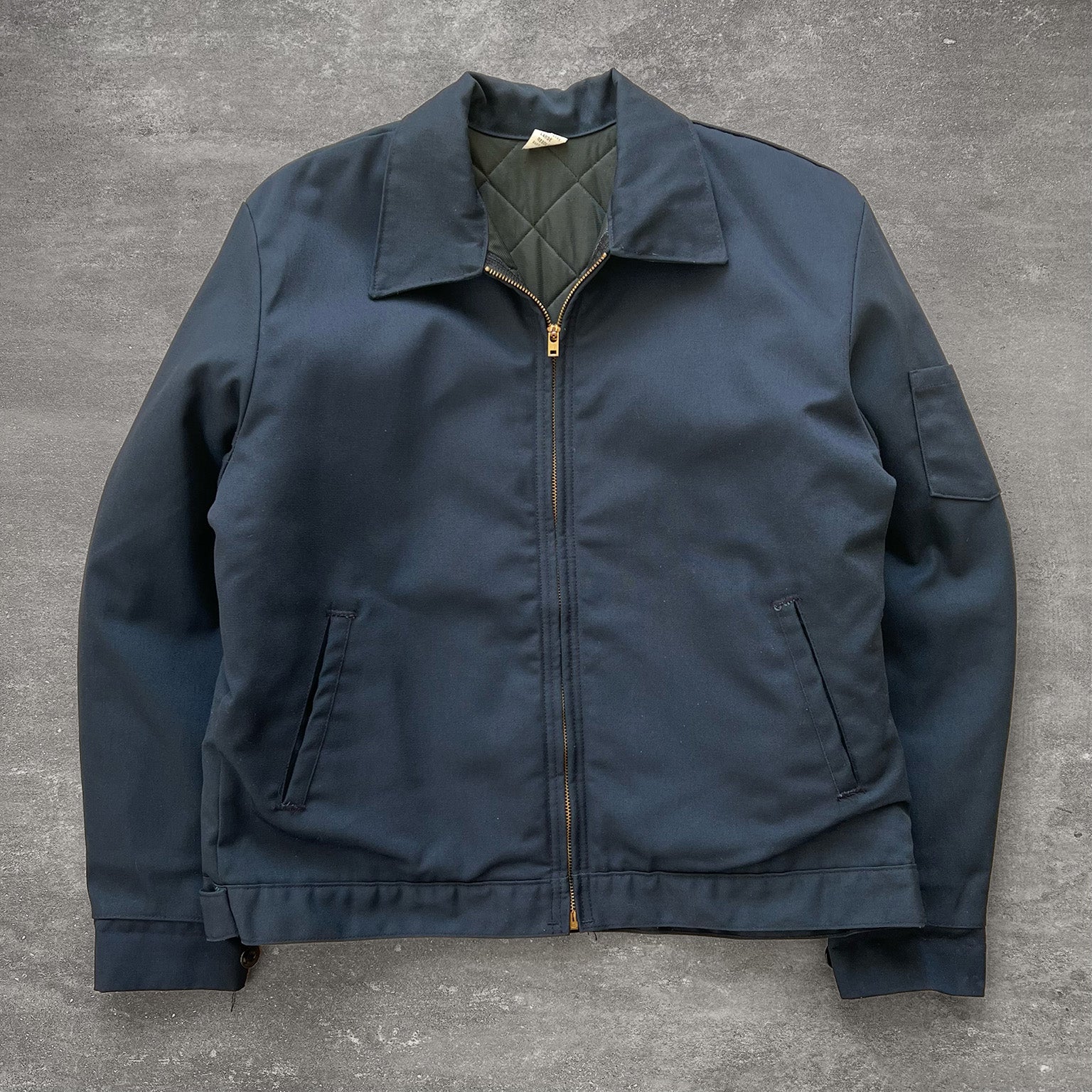 1990s Navy Blue Work Jacket – Ametora