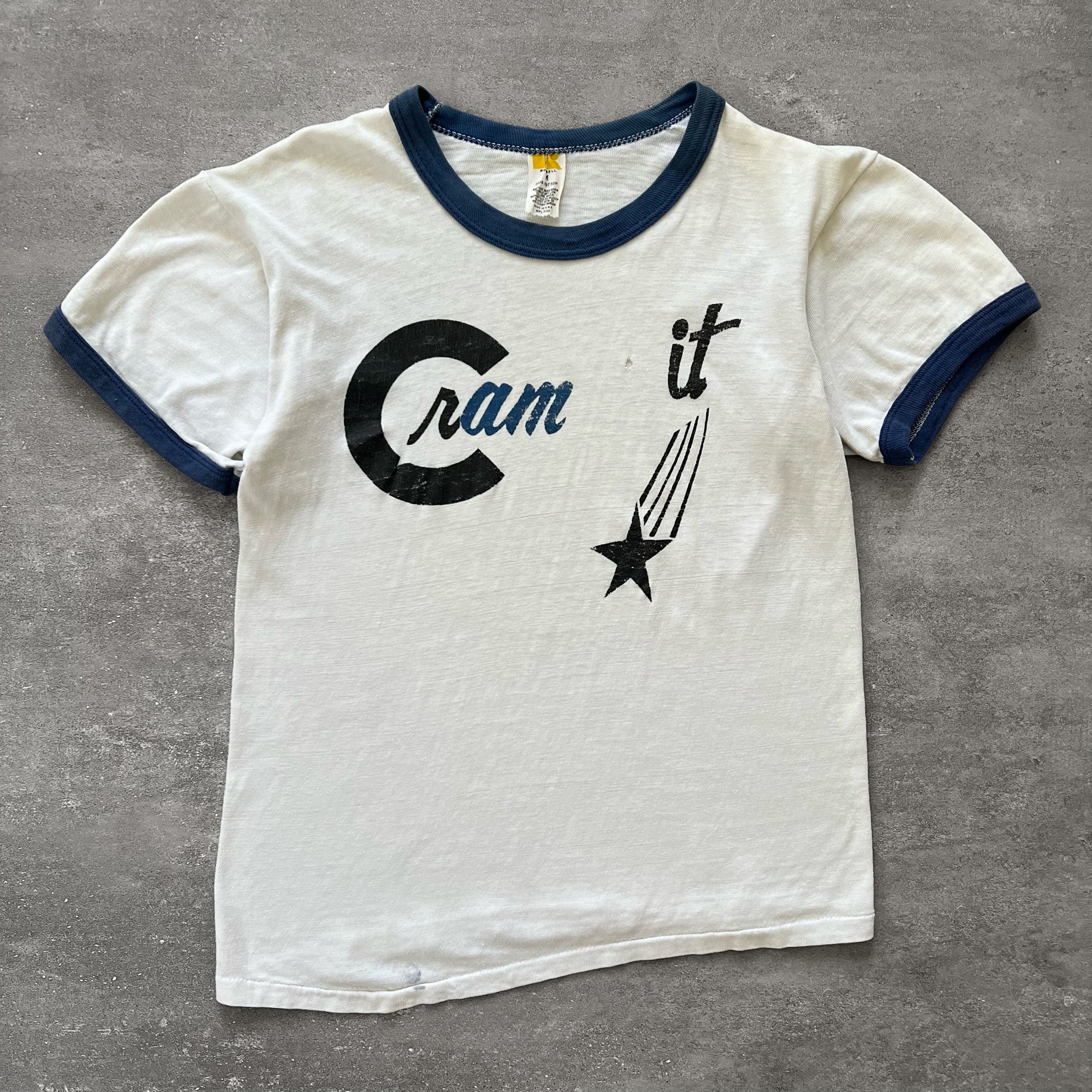 1960s Russell "Cram It" Tee – Ametora