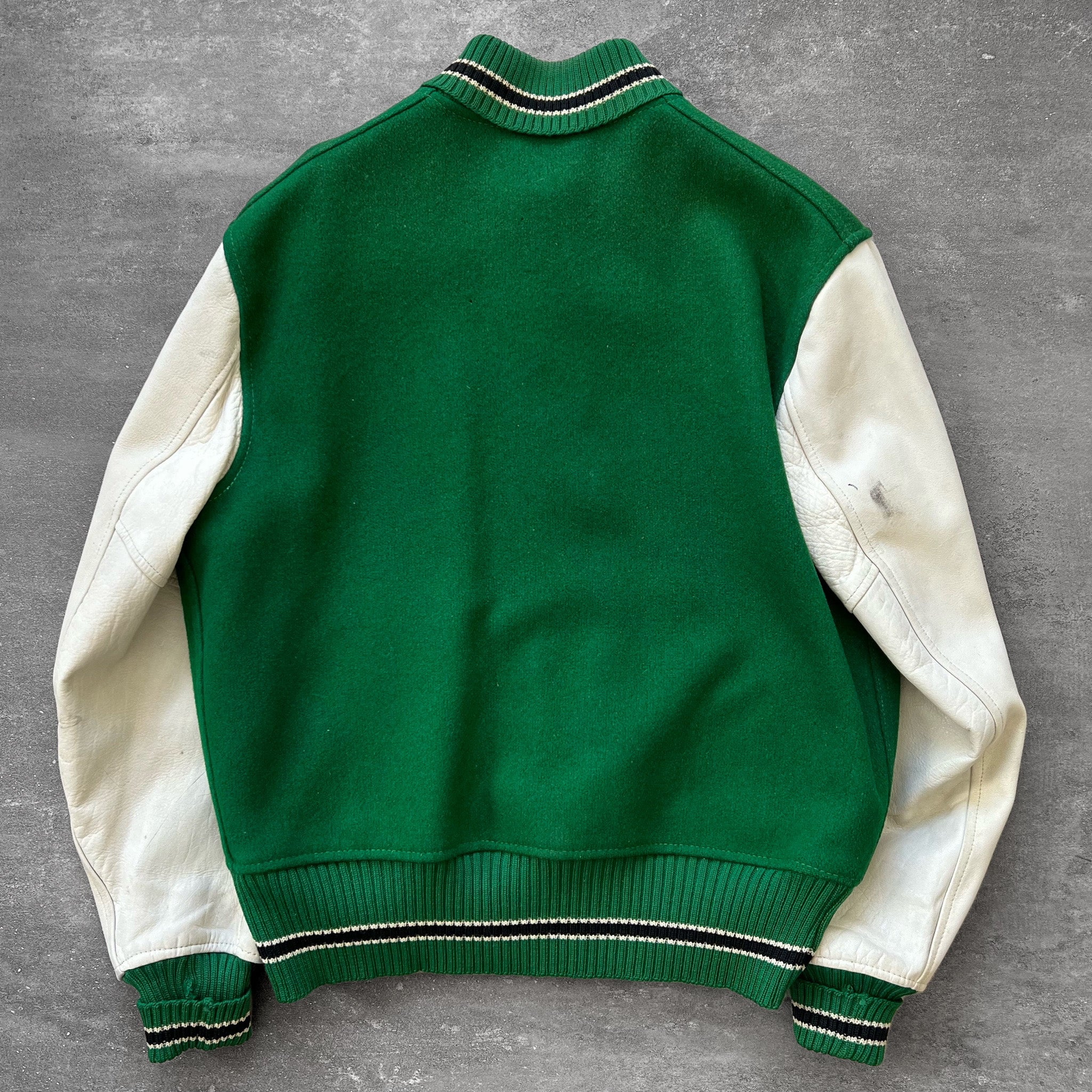 1950s Whiting Varsity Jacket Green – Ametora