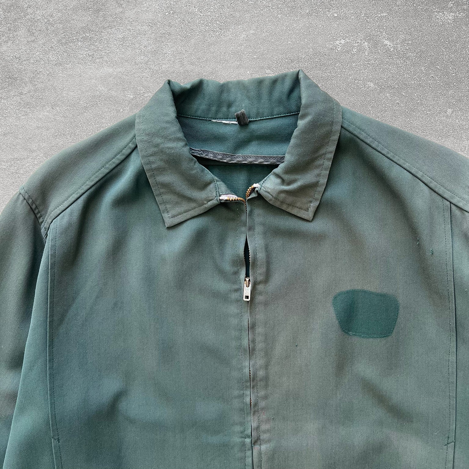 1970s Faded Green Work Jacket – Ametora