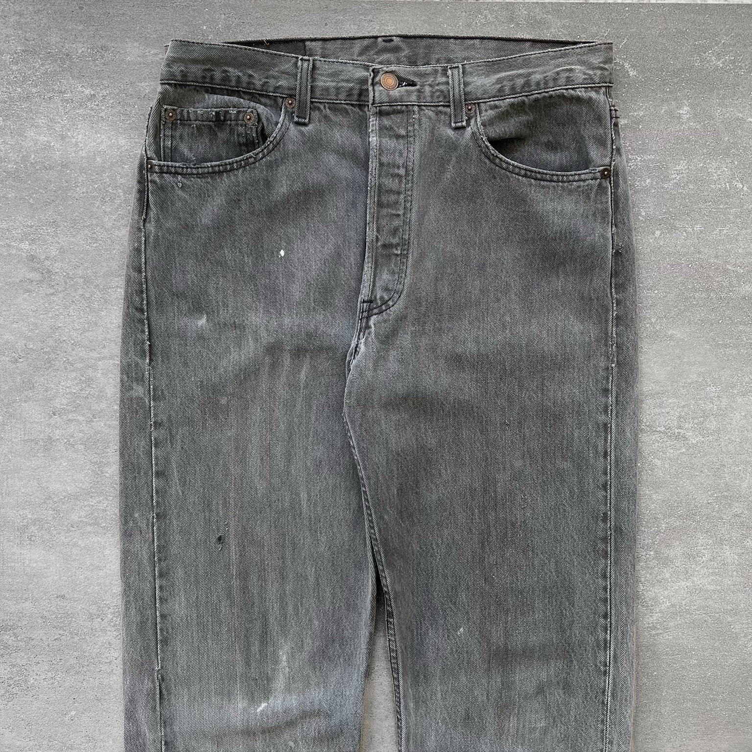1990s Levi's 501 Jeans Faded Gray 32 x 33 – Ametora
