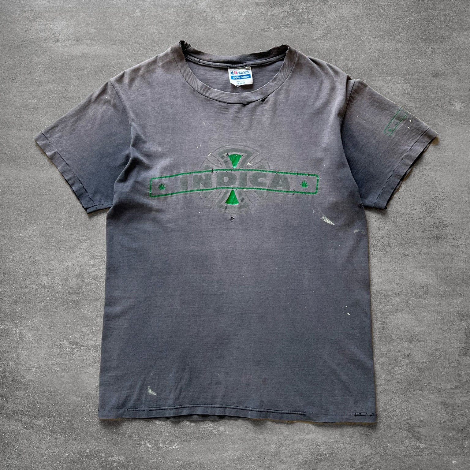 1980s Hanes Indica Sun Faded Tee – Ametora