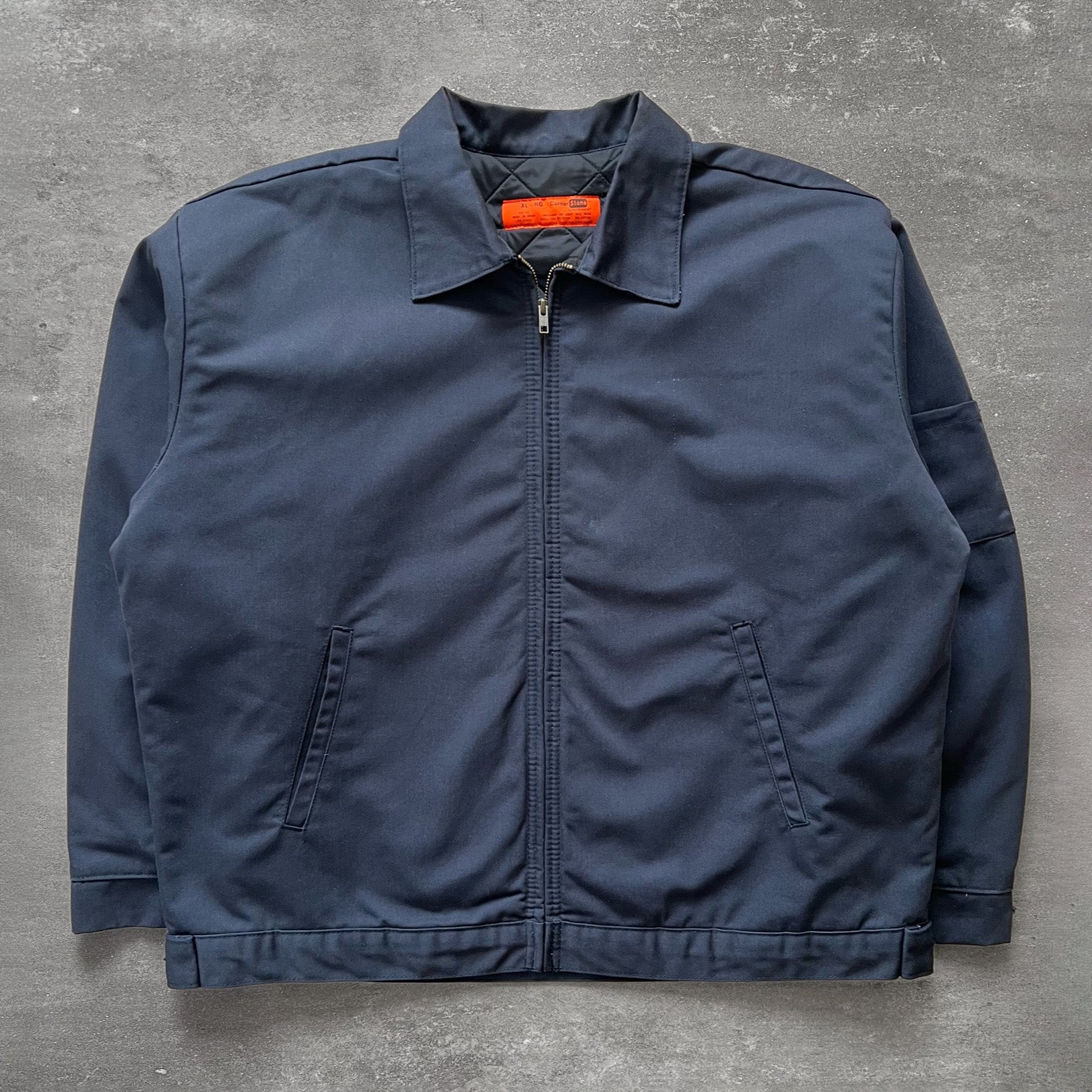 1990s Navy Blue Work Jacket – Ametora