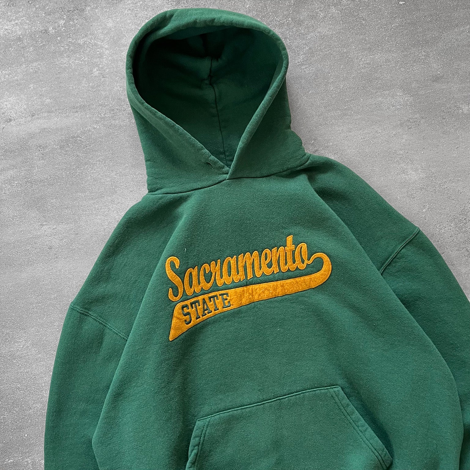 1990s Russell Sac State Hoodie – Ametora